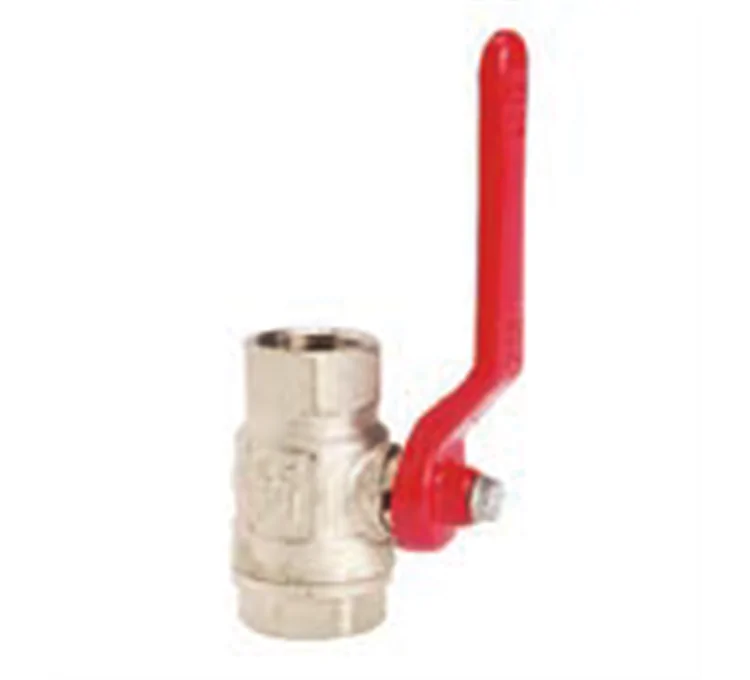 Chrome-plated F / F ball valve with full flow