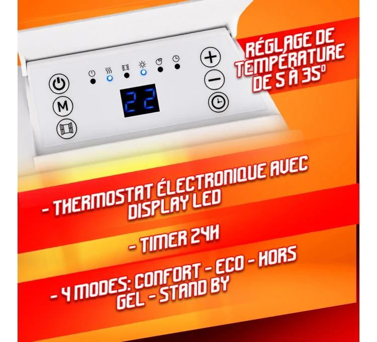Here's the English translation:Warmtech 1500W Wall Convector - High ...