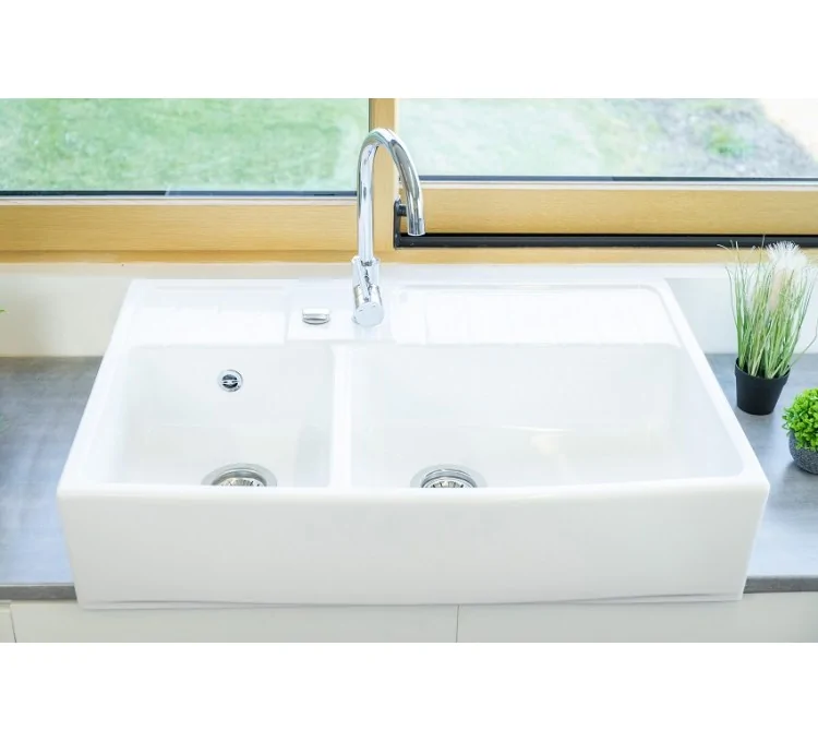 Evier Timbre Ceramique 90 Cm