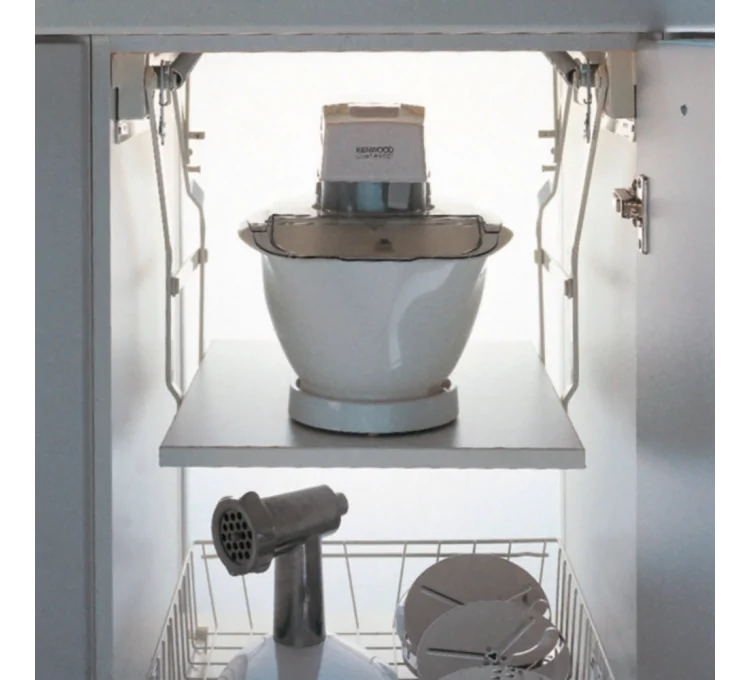 Ferrure de table relevable cuisine - Système gain de place pratique 8kg
