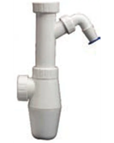 Siphon d'évier réglable en polypropylène 1''1/2 | Euro-Negoce