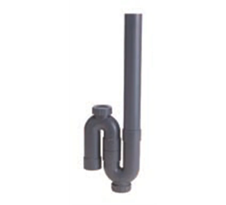 Here's the translated text:PVC siphon with adjustable inlet ...